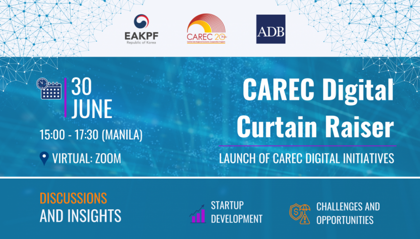 CAREC Digital Curtain Raiser: Startup Map and Innovation Network Launch ...