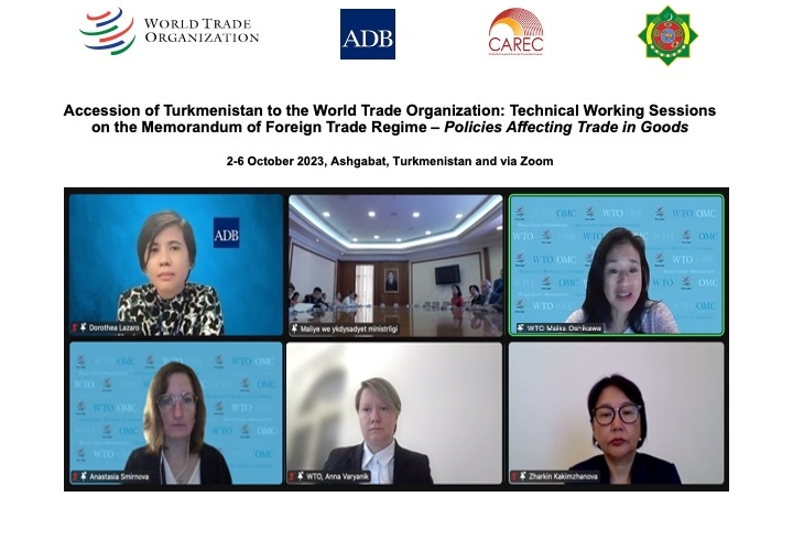 Accession of Turkmenistan to the World Trade Organization: Technical Working Sessions on the ...