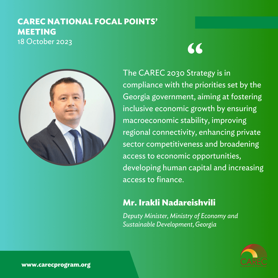 22nd CAREC Ministerial Conference | CAREC Program