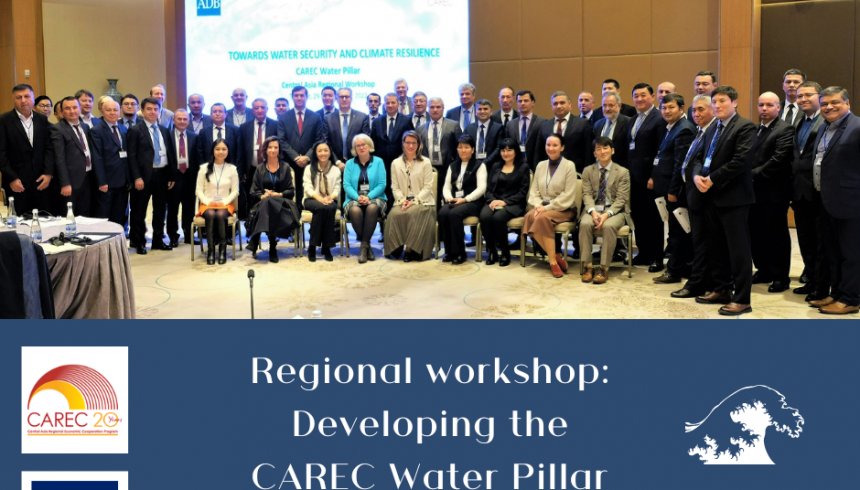 Regional Workshop on Water Pillar | CAREC Program Event