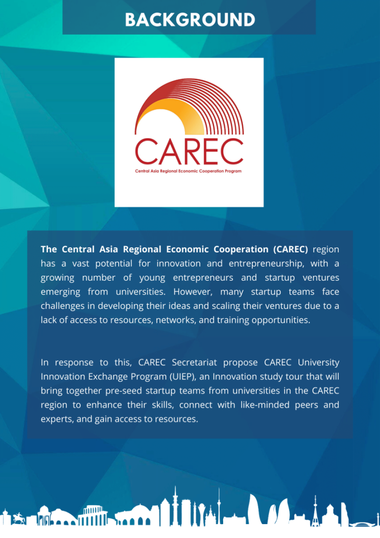 CAREC University Innovation Exchange Program (UIEP) | CAREC Program