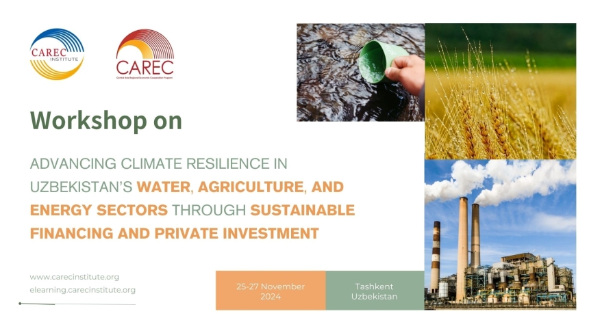 CI-ADB Country Specific Workshop on Advancing Climate Resilience in Uzbekistan’s Water ...